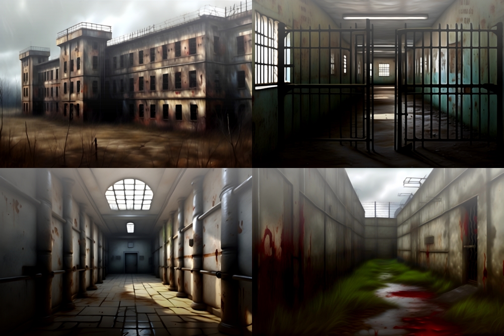 Abandoned Post-Apocalyptic Horror Edifice Pack: 12 Visual Novel ...