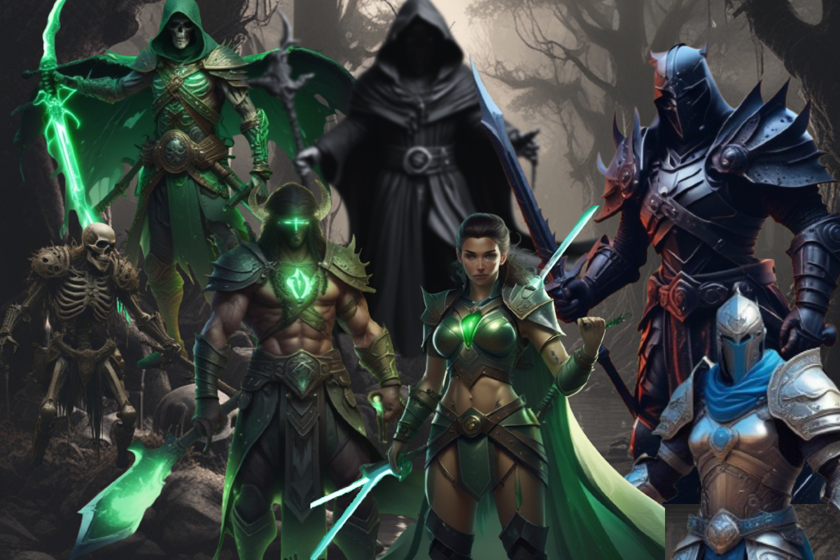 New corruption warrior character - Sword magic of legendary by Diamond ...