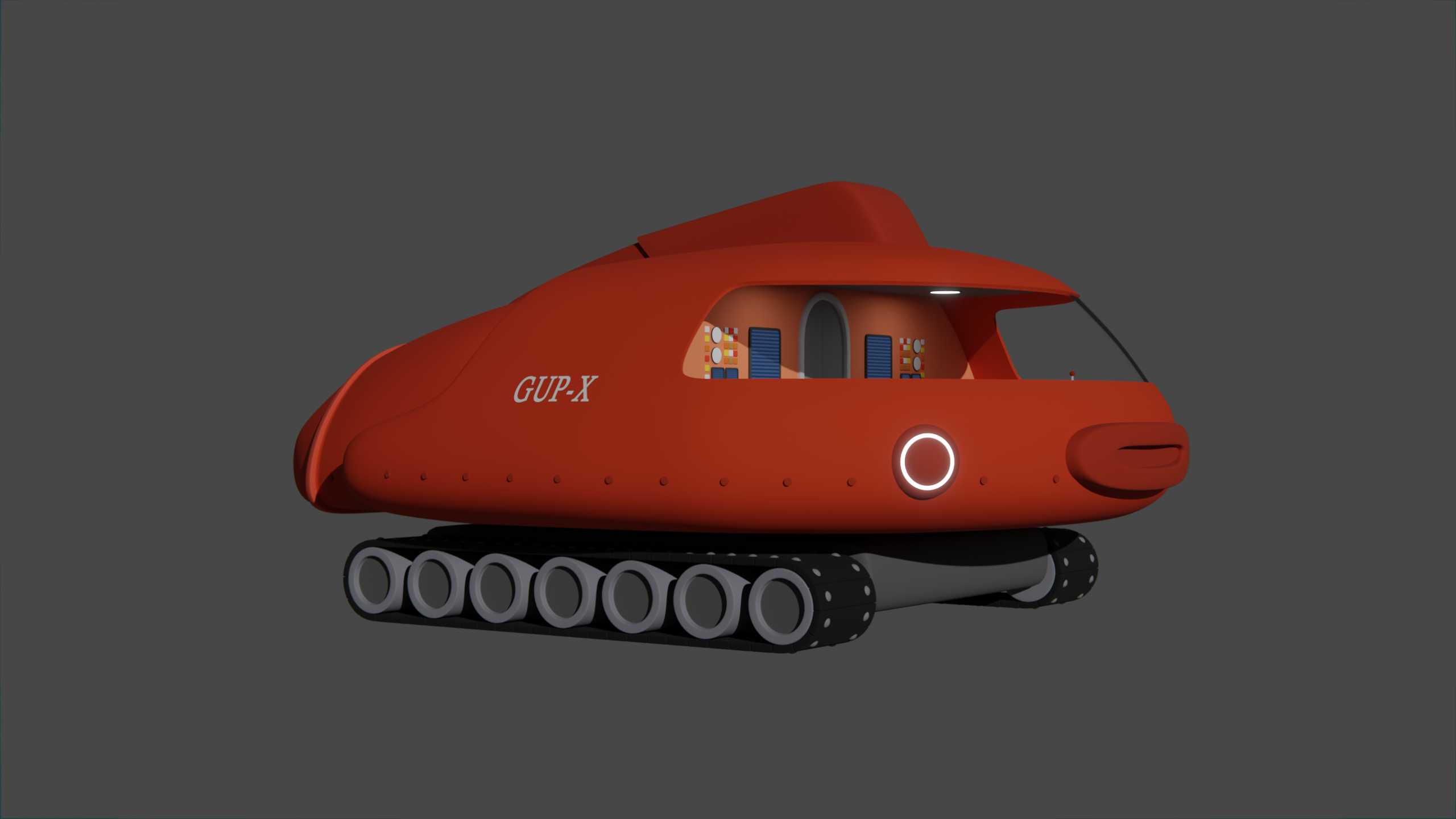 Gup - X Submarine model ( Blender ) by Keeks_Q