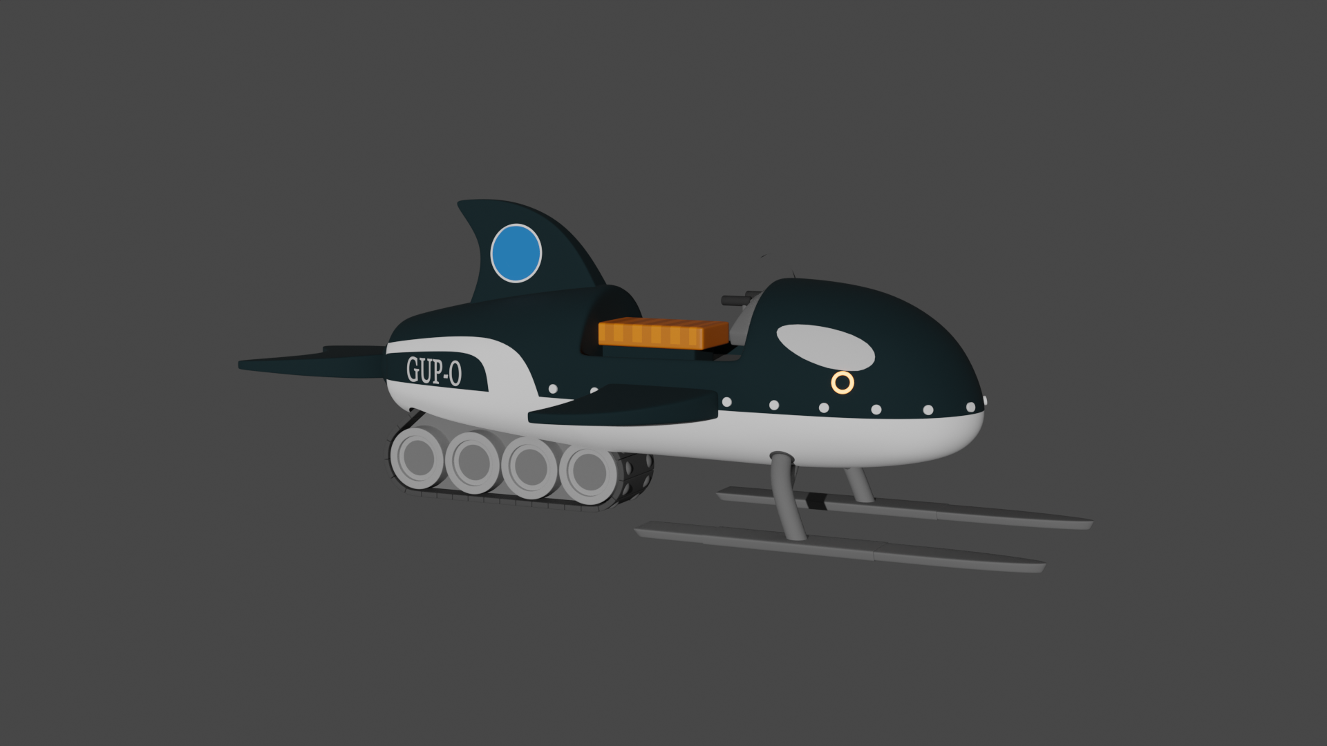 Gup - O Submarine model ( Blender ) by Keeks_Q