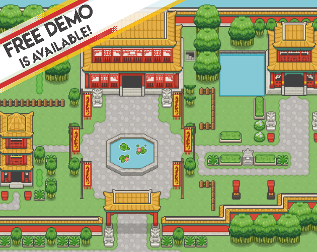 VectoRaith's Medieval Chinese Buildings Tileset Pack Update v1.01f+X0 ...