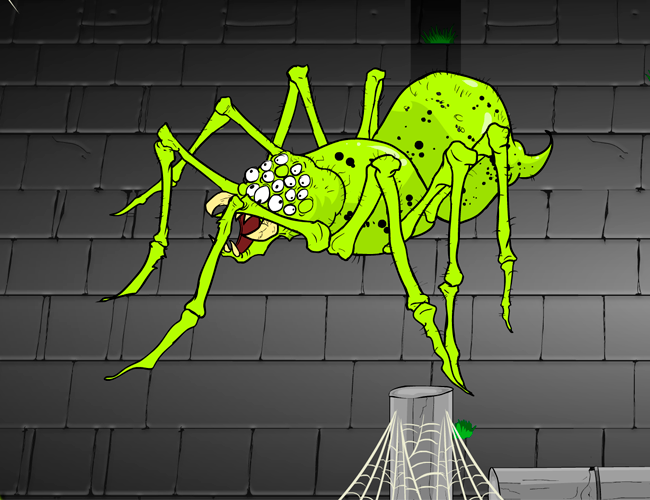 Spider Boss + Scenario + Hero by João Gabardo