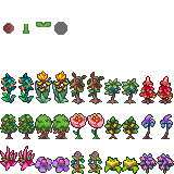 Openmon Berry Plant Sprites by Screen Smith