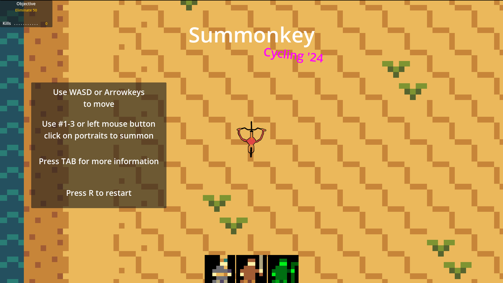 Summonkey by ChopstickV for Monkey Jam 2024 - itch.io