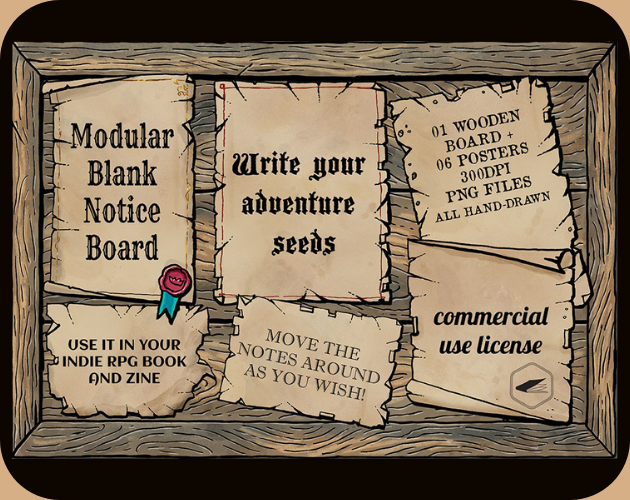 Modular Notice Board - Stock Art by Fernando Salvaterra