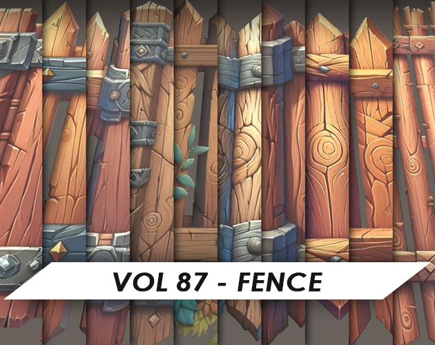 Stylized Textures – Vol 87 – Fence by oleekconder