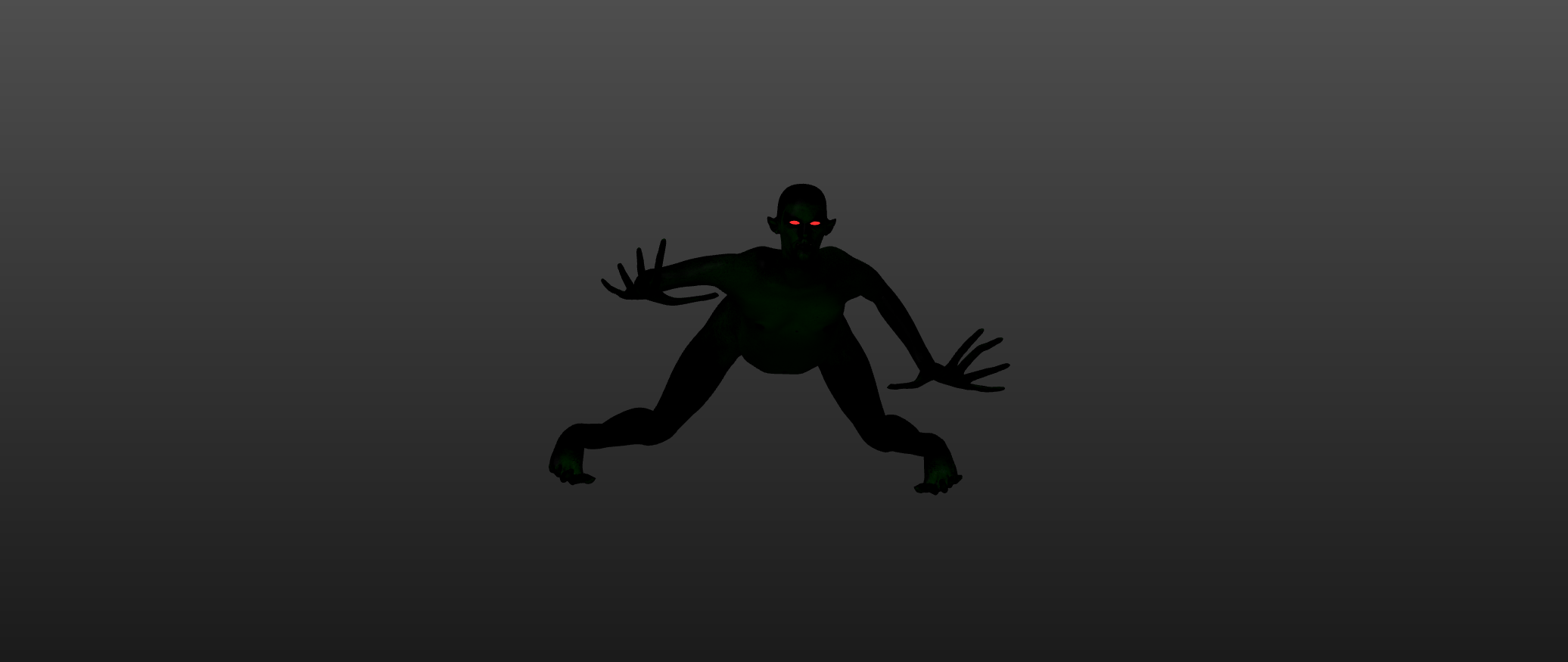 Dark Monstrosity 3D Rigged Low Poly Model by Everret