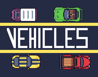 Top-Down Pixel Cars by intergenic