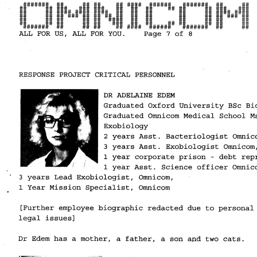 Mothership - another bug hunt dossier by Copperback Jack