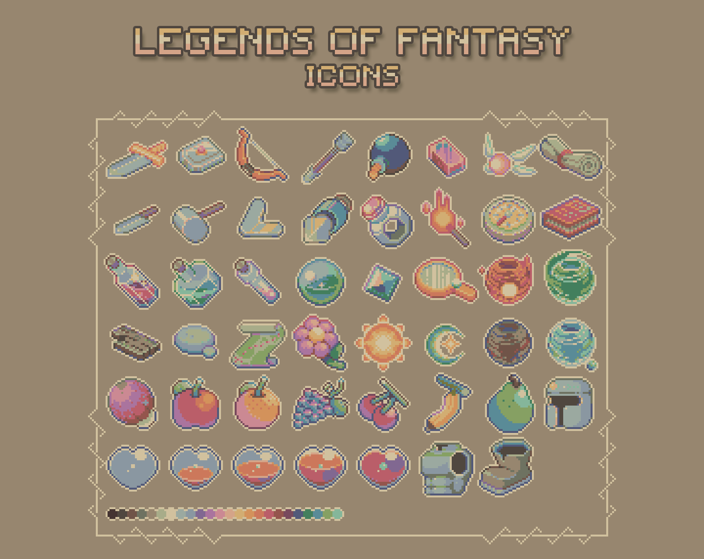 Legends of Fantasy Icons 32x32 by etahoshi