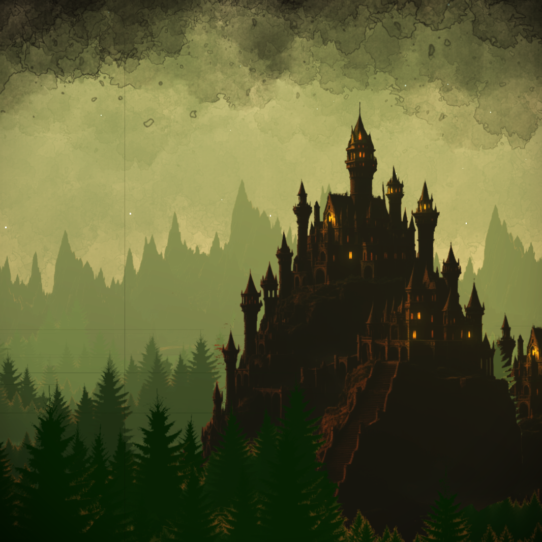 2D in 3D Scene - Castle in the Forest by Digital_Failure for Practice ...