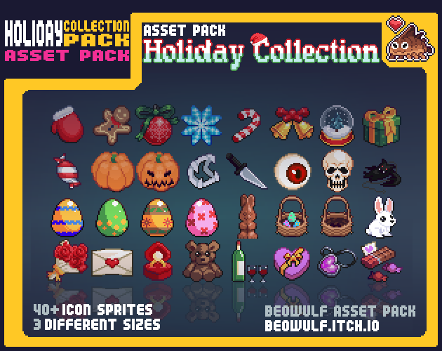 Holiday's Pixel Icon Pack by Beowulf