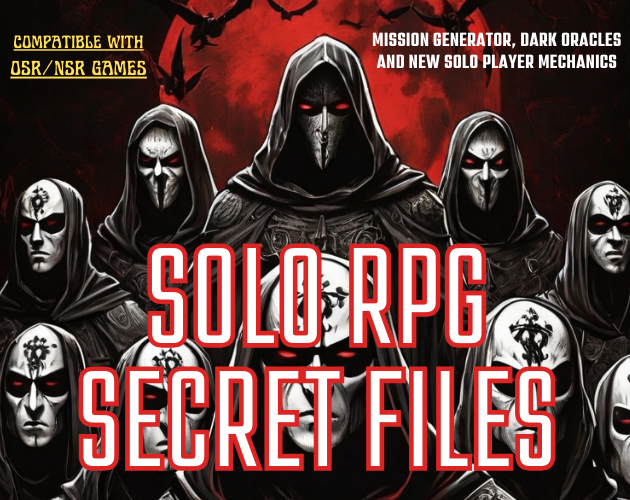 Solo RPG Secret Files by Basunat