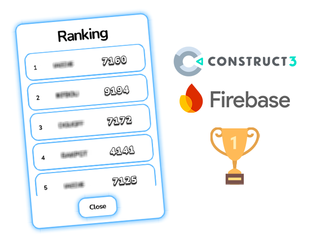 Construct 3 + Firebase Online Leaderboard by Tommaso Faraci