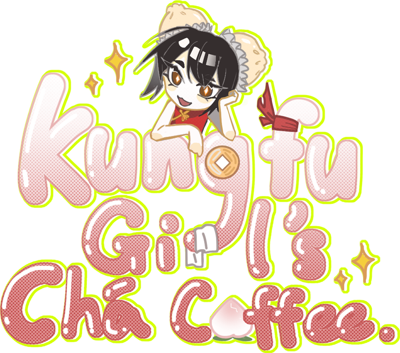 Kung Fu girls cha coffee by melon fox