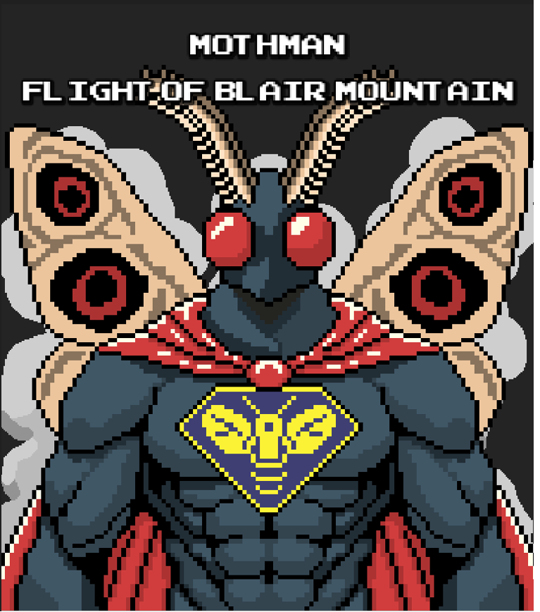 MOTHMAN - Flight of Blair Mountain by LGWV for Godot Wild Jam #70 - itch.io