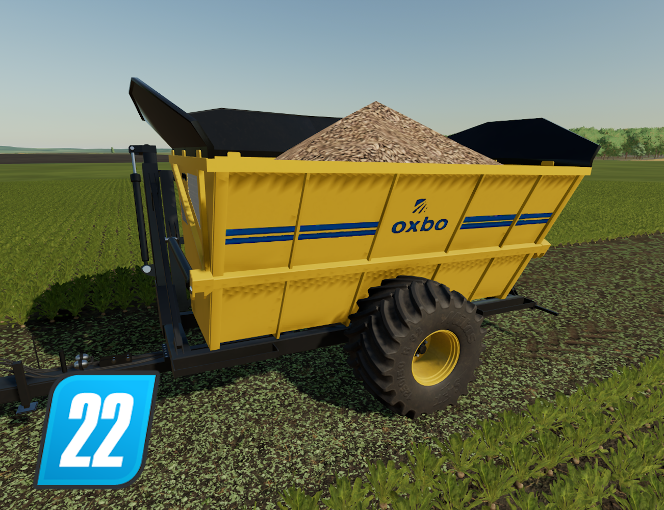 FS22 - Oxbo High Tip Dump Cart by Skywalker Farms