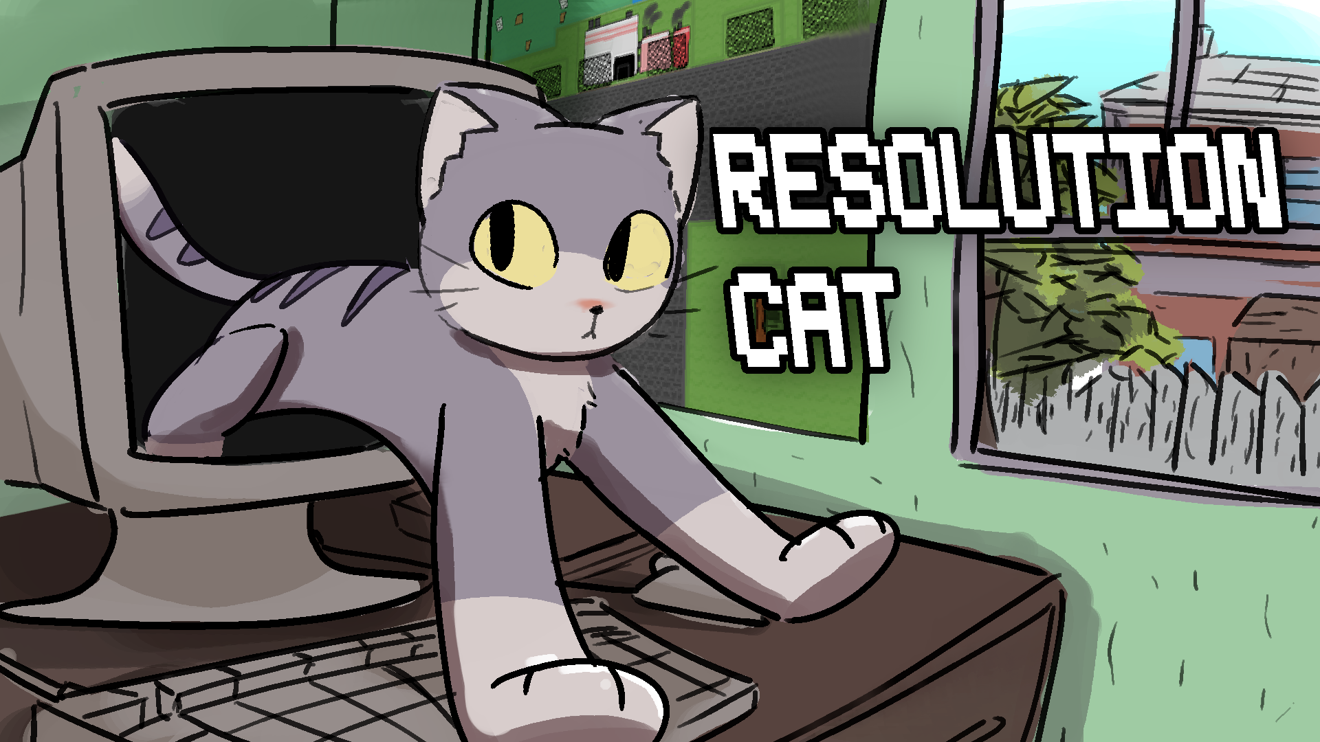 Resolution Cat by omnhidog