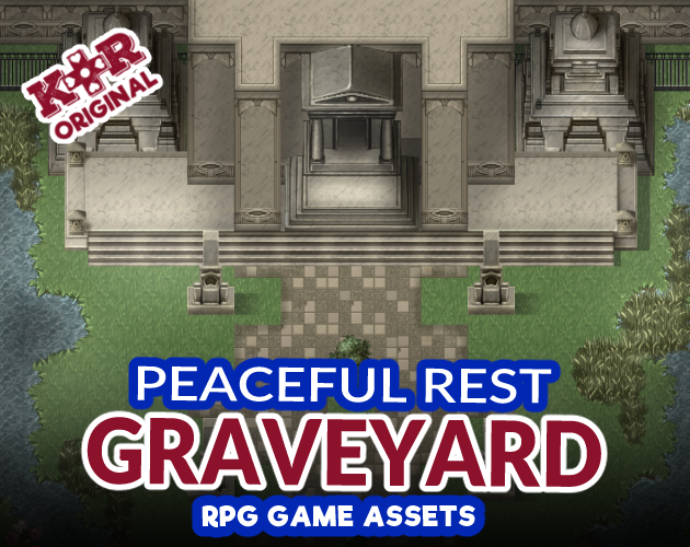 KR Peaceful Rest Graveyard Tileset for RPGs v2! by Kokoro Reflections