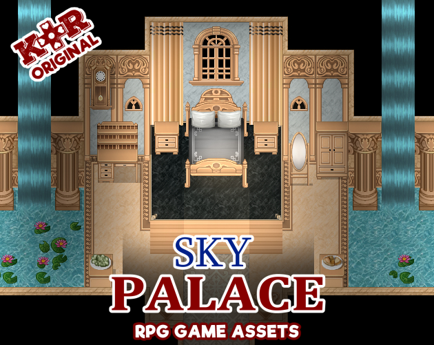 KR Sky Palace Tileset for RPGs by Kokoro Reflections