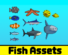 Fish item collection by Gracitation