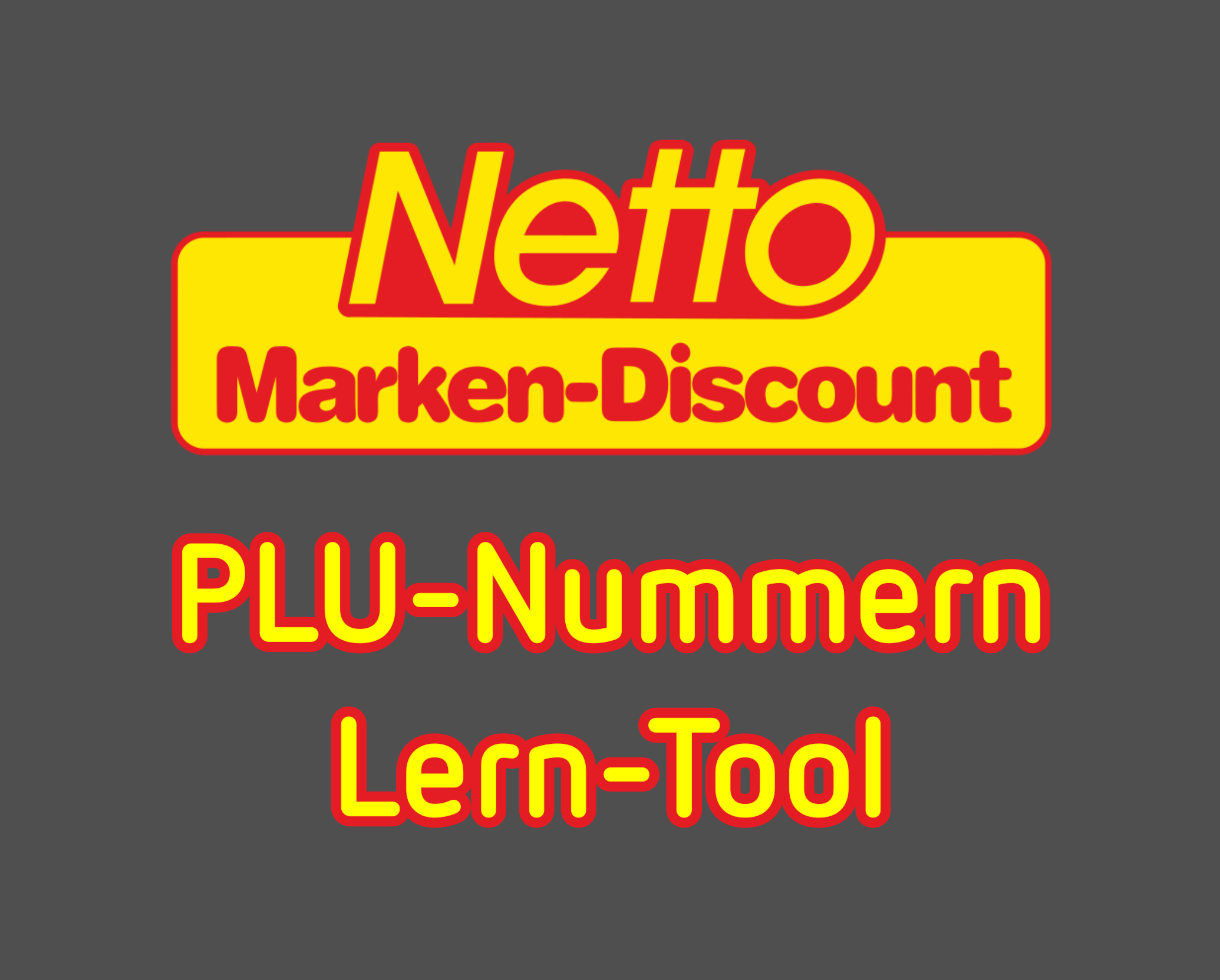 Netto Discount PLU Lern-Tool by Starwitch Creations