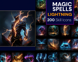 Magic Skills Lightning by GoldenBoy78