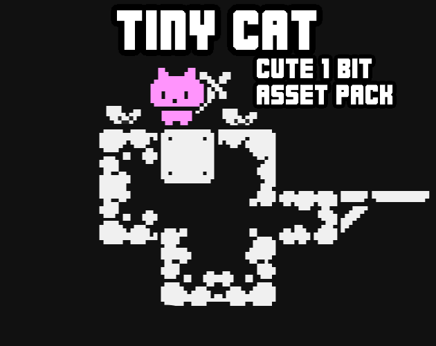 Tiny Cat Adventure - Pixel Art Asset Pack by Nagasakeyyy
