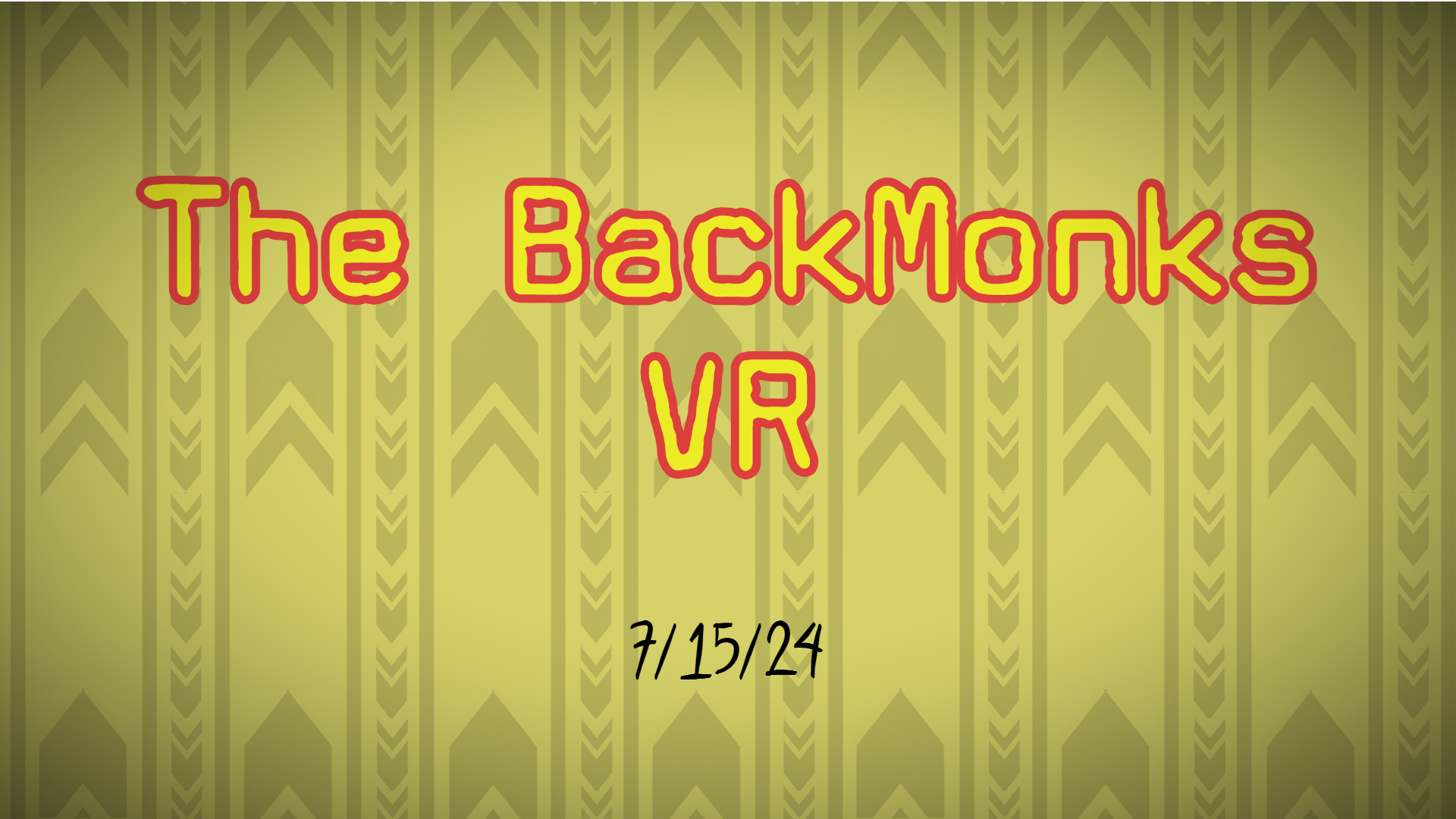 The Backmonks VR by Interstellarr