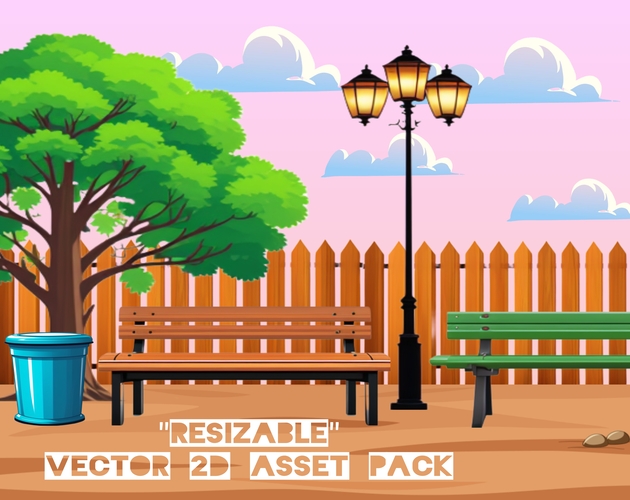 2d vector asset pack "resizable" by plutolikegames Official
