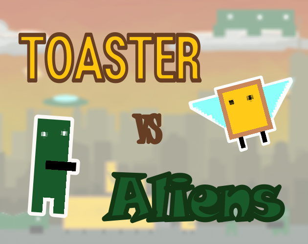 Toaster vs Aliens by TurtlePlane