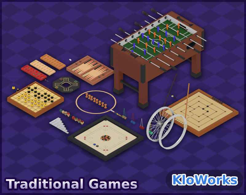 Traditional Games Asset Pack by KloWorks