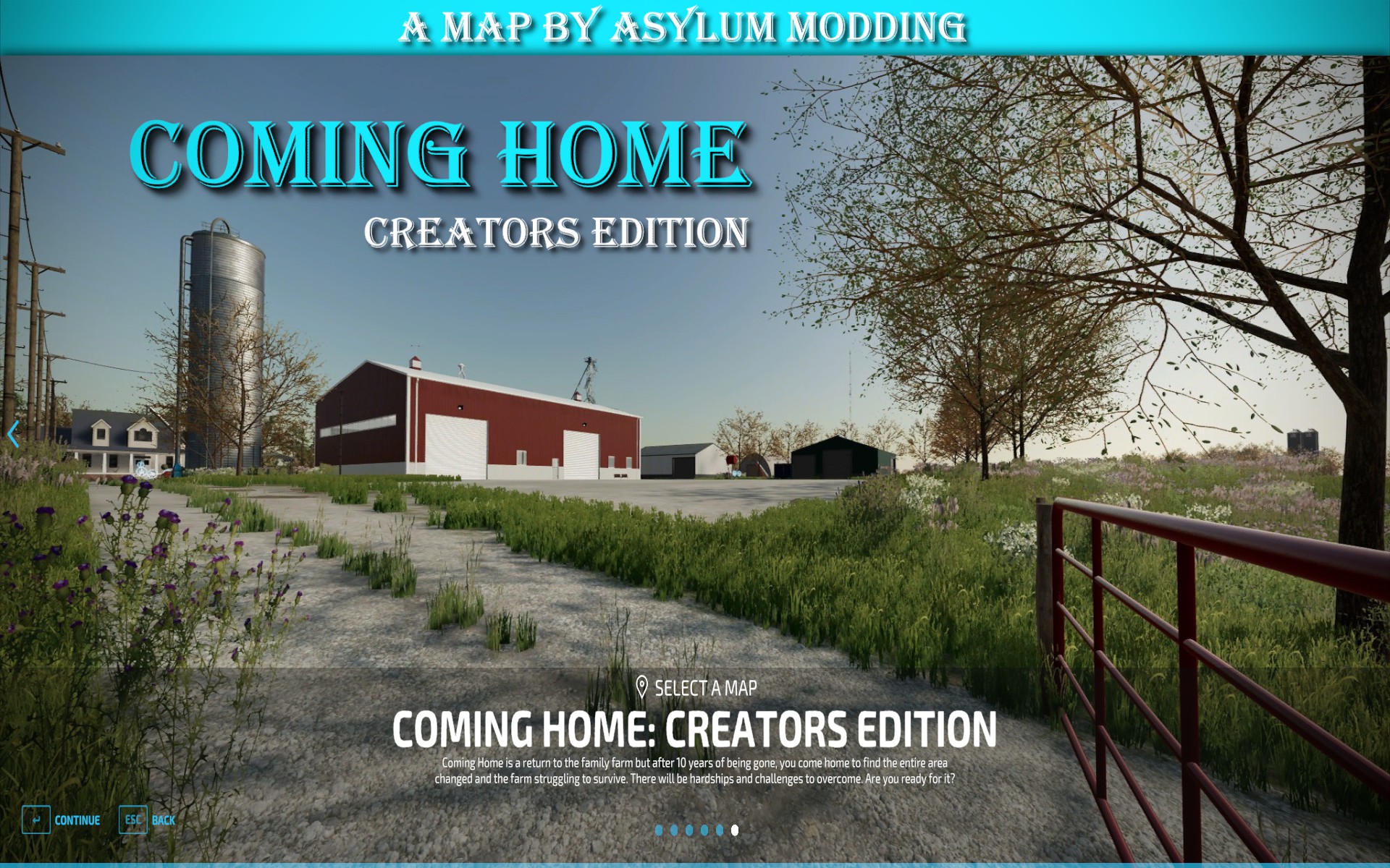 FS22 Coming Home: Creators Edition by asylummodding