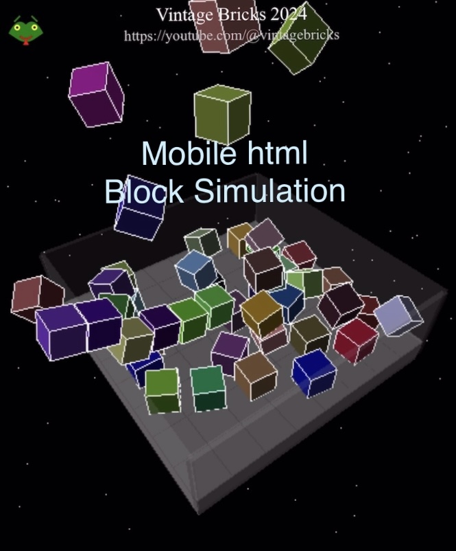 Vintage Bricks Simulation - web mobile html by ZOSUStudios