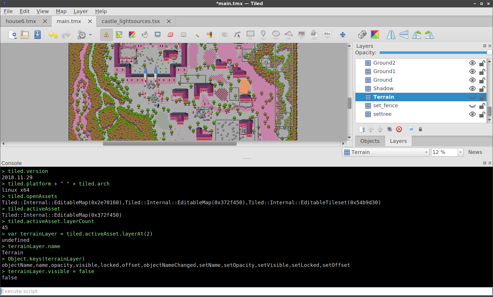 First Scriptable Development Snapshot - Tiled Map Editor by Thorbjørn Lindeijer