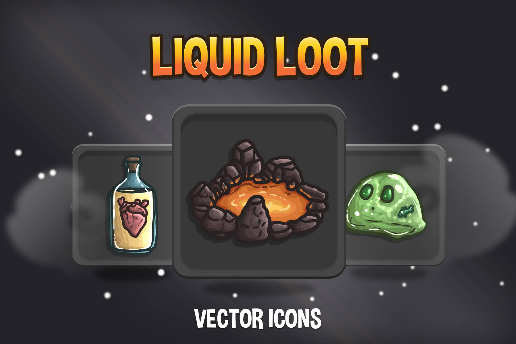 Free Liquid Loot RPG Icons by Free Game Assets (GUI, Sprite, Tilesets)