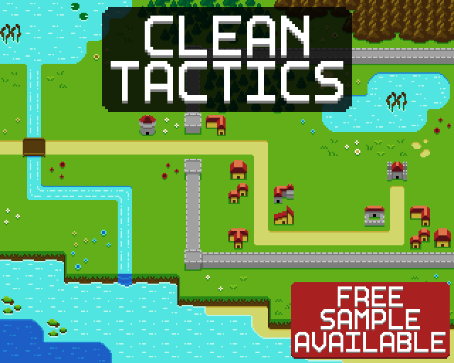 Clean Tactics - Tactical Tileset by Jak_96