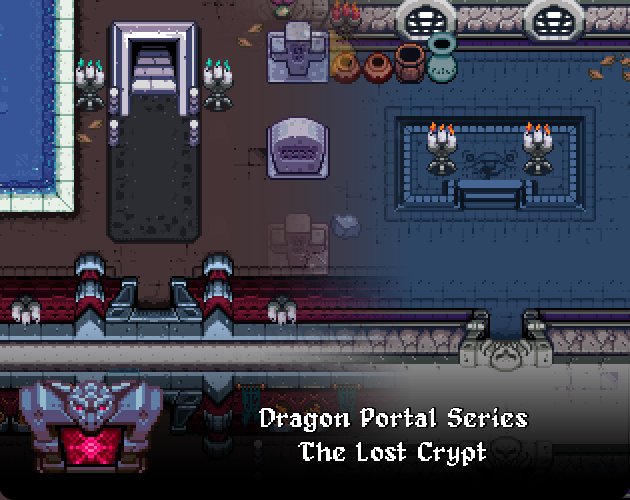 The Lost Crypt - A "Dragon Portal" A Pixel Art Sprite Sheet by ...