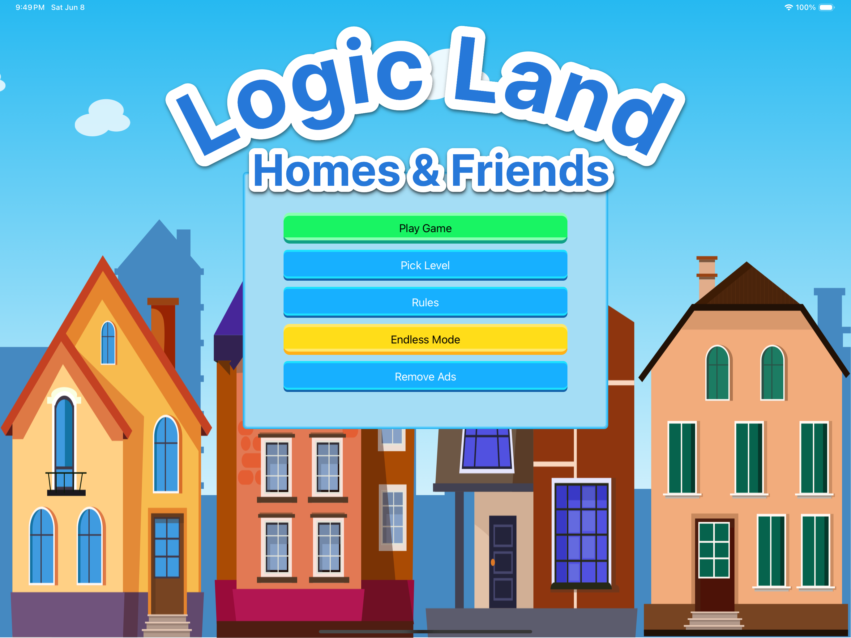 Logic Land: Homes & Friends by Clancey