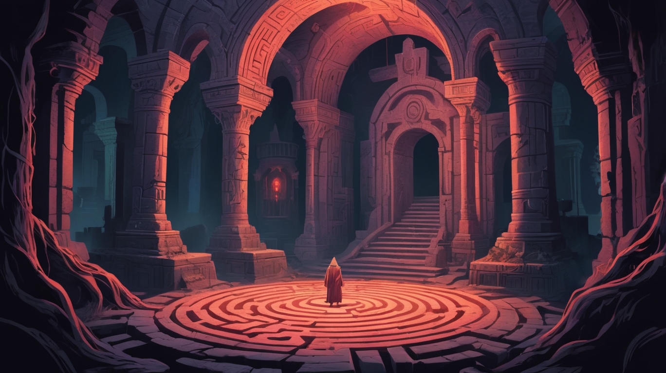 The labyrinth temple by damian.silva