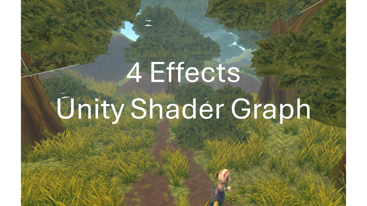 4 Effects - Unity Shader Graph by Yeison Munoz