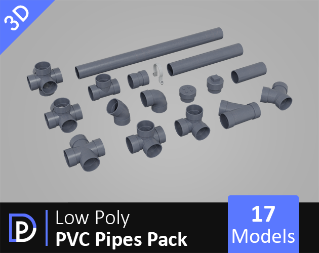 PVC Pipes Pack by PolyPlix