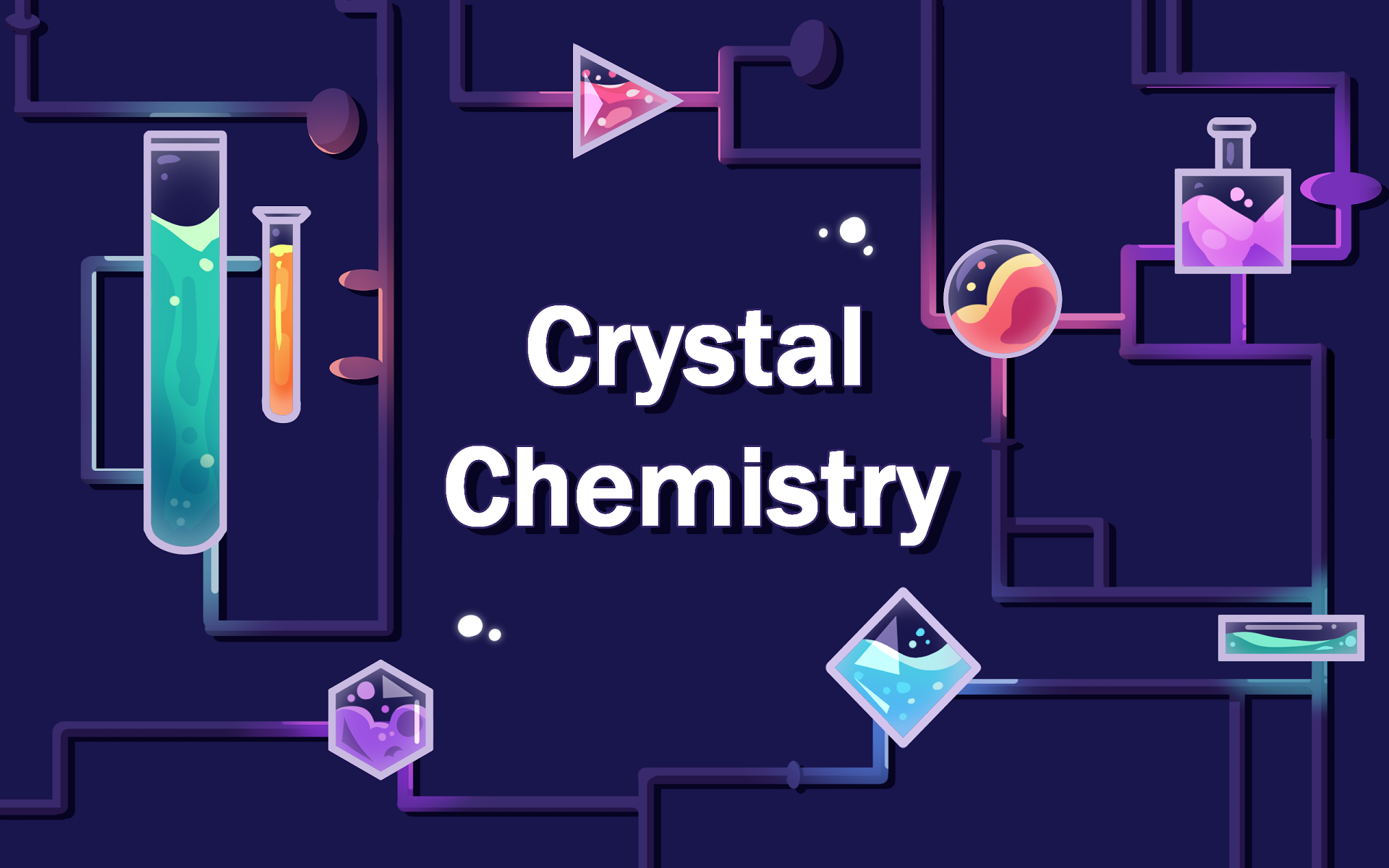 Crystal Chemistry by Moss, StephanGelioGabal, colorful thundercloud, Ru-shi
