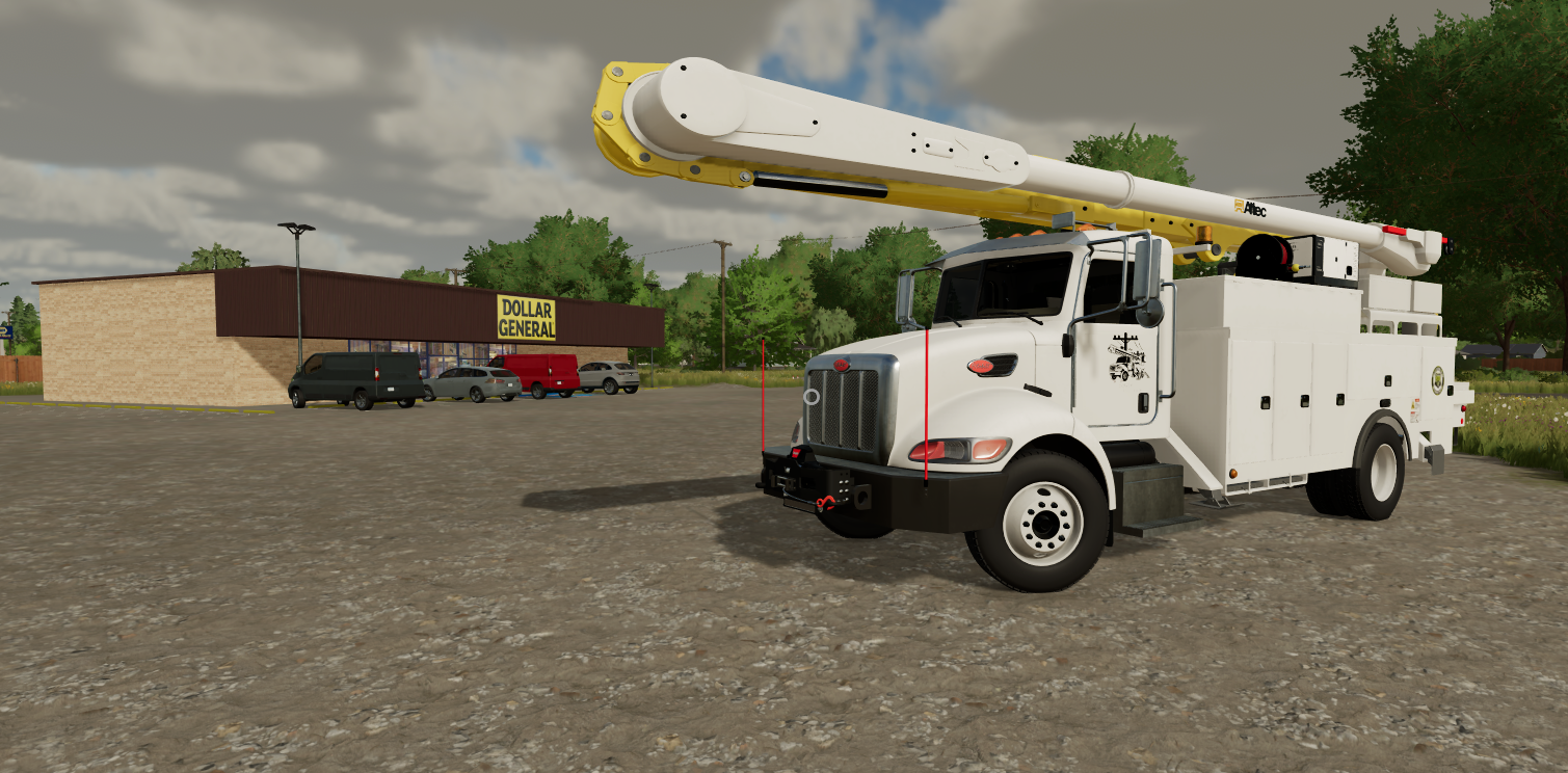 Peterbuilt Bucket truck by Deep South Modding