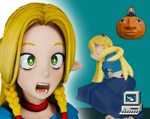 Desktop Marcille - Yet Another Virtual Pet Elf by Amarillo