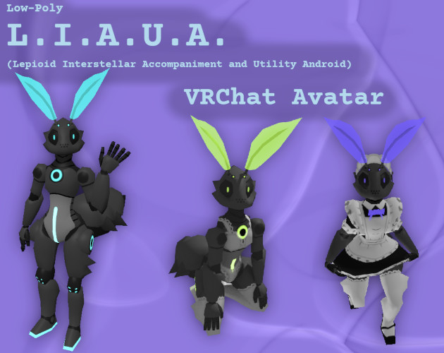 L.I.A.U.A. VRChat Avatar by SPG