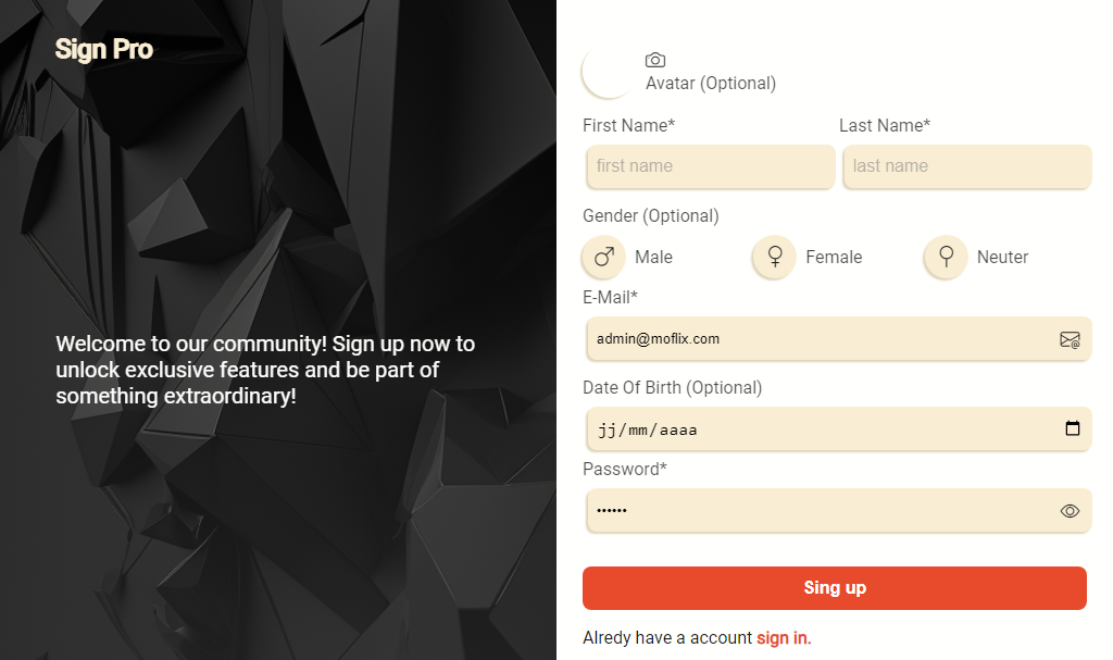 sign pro by web_diciple