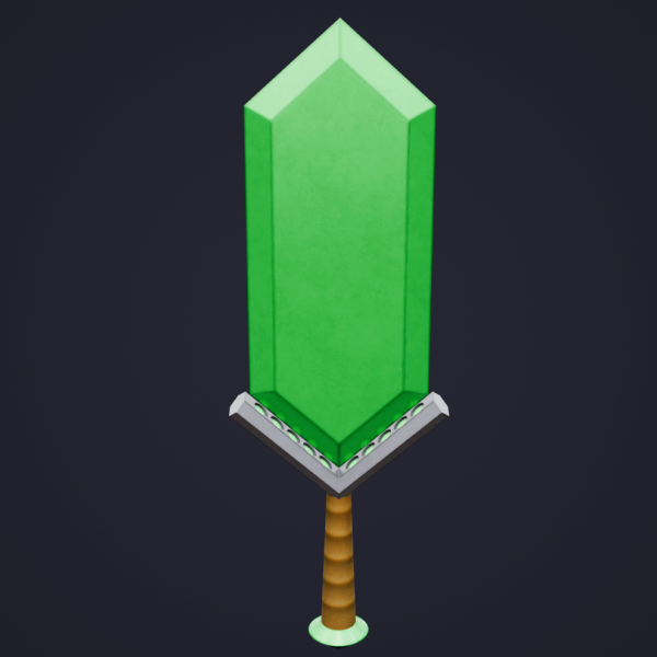 Stylized Emerald Sword by Egideon