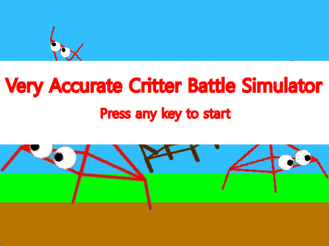 Very Accurate Critter Battle by Phantomjaz Games