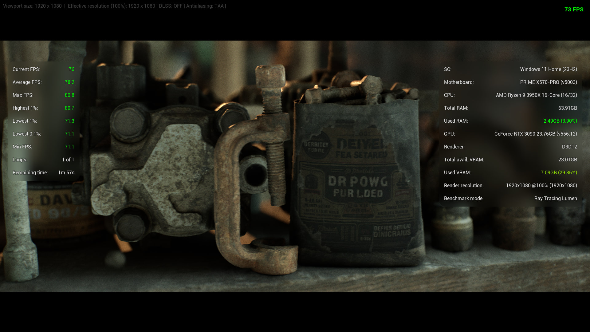 GameTech benchmark by MARvizer